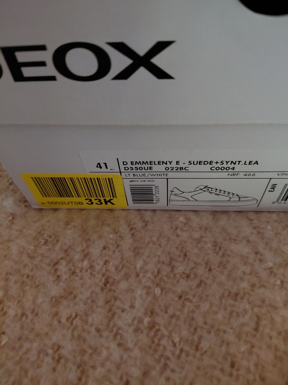GEOX CHAUSSURE (Neuf avec emballage d'origine) à Veyras pour CHF 20 ...