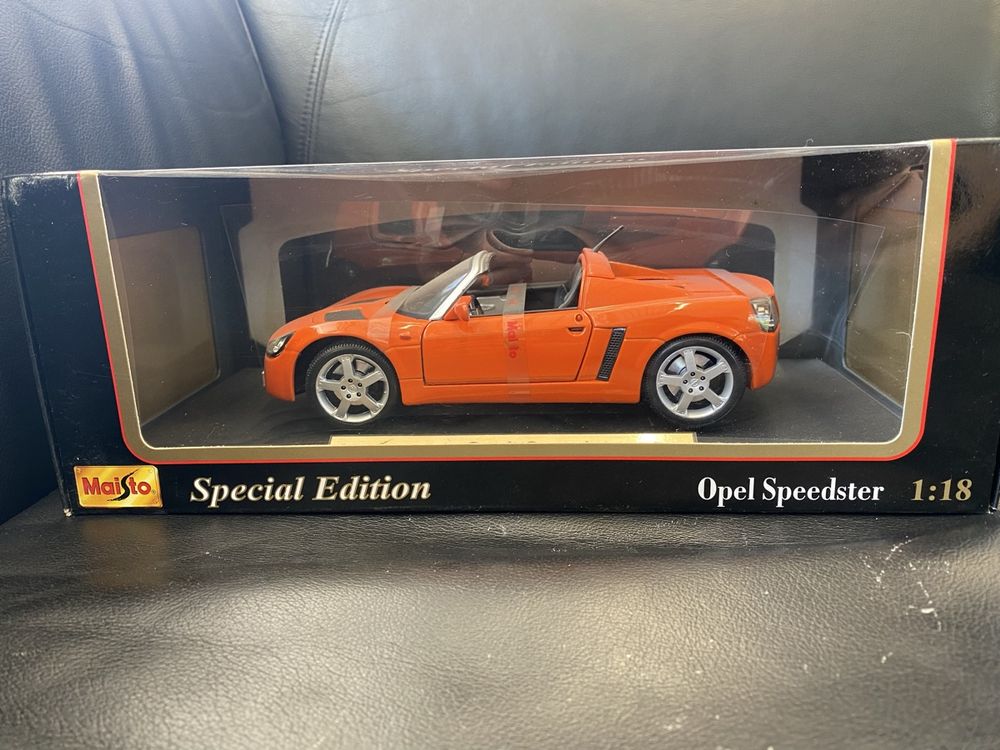 Opel Speedster Maisto 1:18 Orange, Édition Spéciale 🔥 (Neuf avec ...