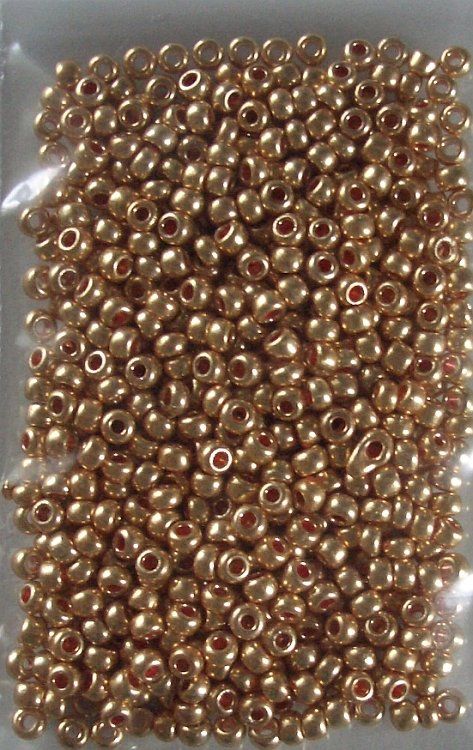Rocailleperlen Gold metallic 3 mm (Neu und originalverpackt) in Gunzwil für CHF 2 – mit ...