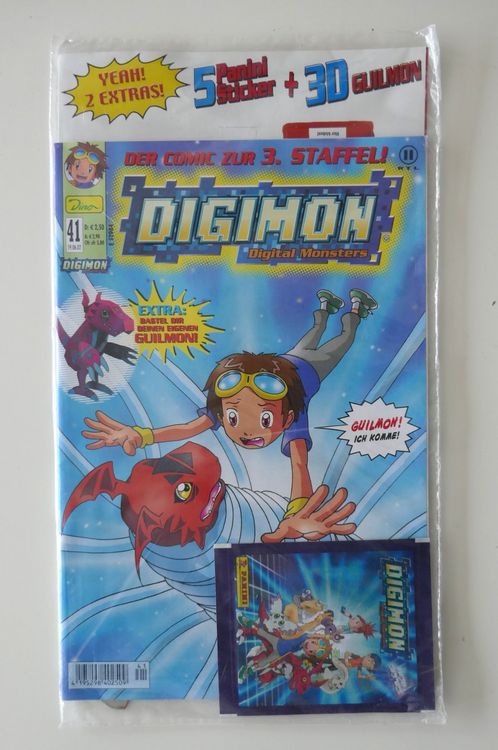 Digimon magazine allemand avec pochette Tüte Panini 2002 D | Kaufen auf ...