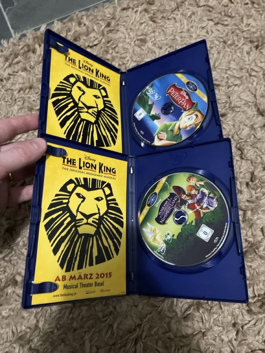 Disney Peter Pan DVD Doppelbox - Filmklassiker! (Gebraucht) in ...