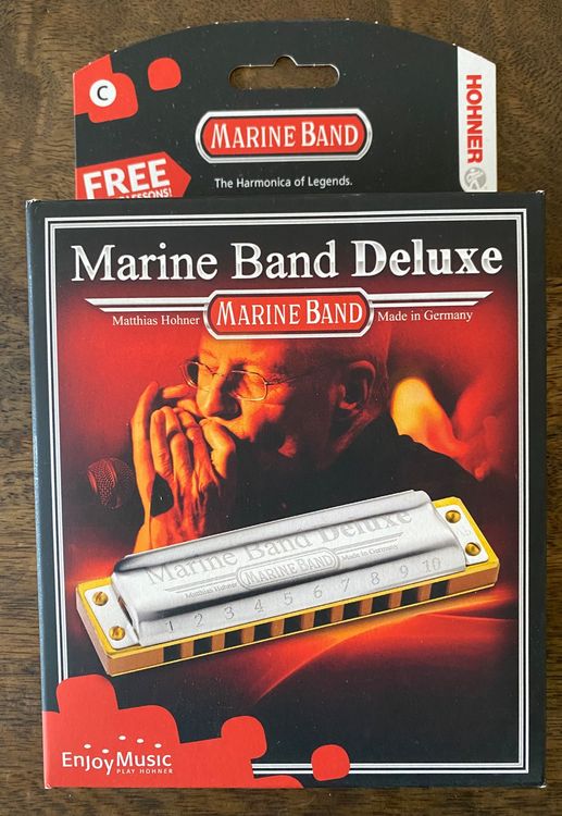 Hohner Blues Harp Marine Band Deluxe C-Dur (Neu und originalverpackt ...