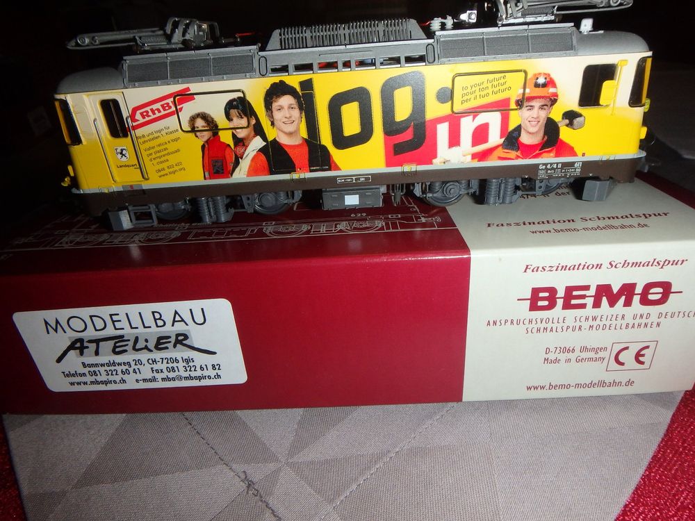 Bemo RhB Ge 4/4 611 Login/analog 1258101 | Kaufen auf Ricardo