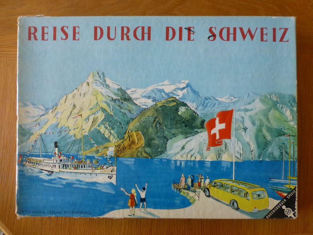 Spiel Reise durch die Schweiz von Otto Maier 1956 | Kaufen auf Ricardo