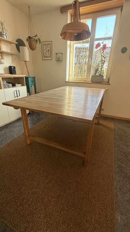 Massiver Eichen Esszimmer Tisch ( 48 cm ausziehbar ) (Gebraucht) in ...