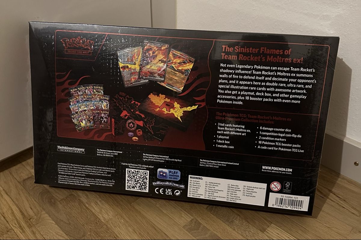 Pokémon Team Rocket's Moltres ex - Collection Ultra-Premium (Neu und ...