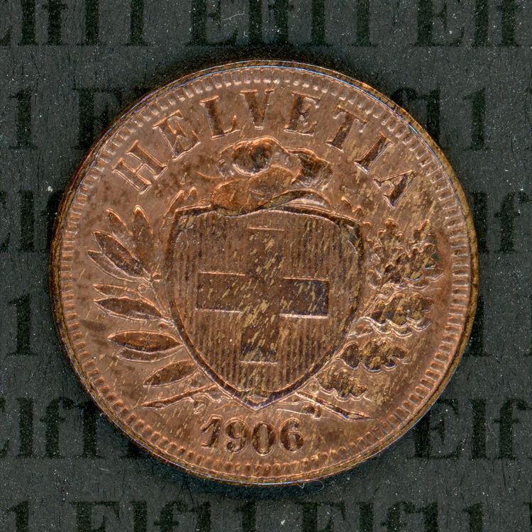 CHF___0.02 1906 vz+ 2 Rappen (Gebraucht) in Widnau für CHF 63 – mit Lieferung auf Ricardo kaufen