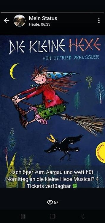 Tickets für die kleine Hexe | Kaufen auf Ricardo