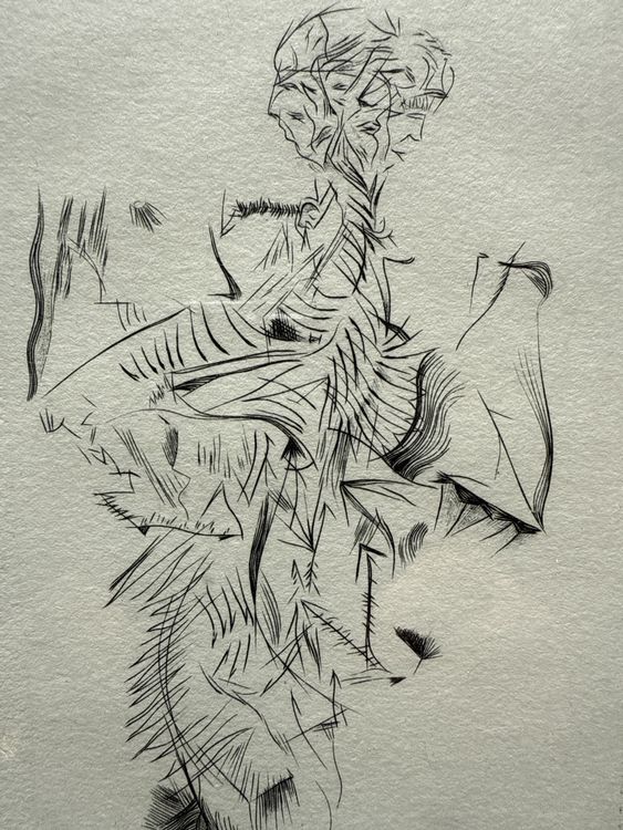 Lithographie de Vincent Ottiger 25/100 « le secret » (Gebraucht) in ...