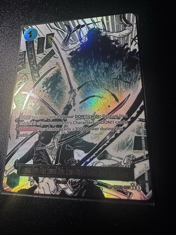 One Piece OP12-037 Demon Aura Nine Sword NM (Gebraucht) in Walliswil b ...
