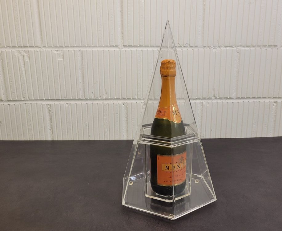 Champagner Kühler Plexiglas Pyramide Eiskühler Weinkühler (Gebraucht ...