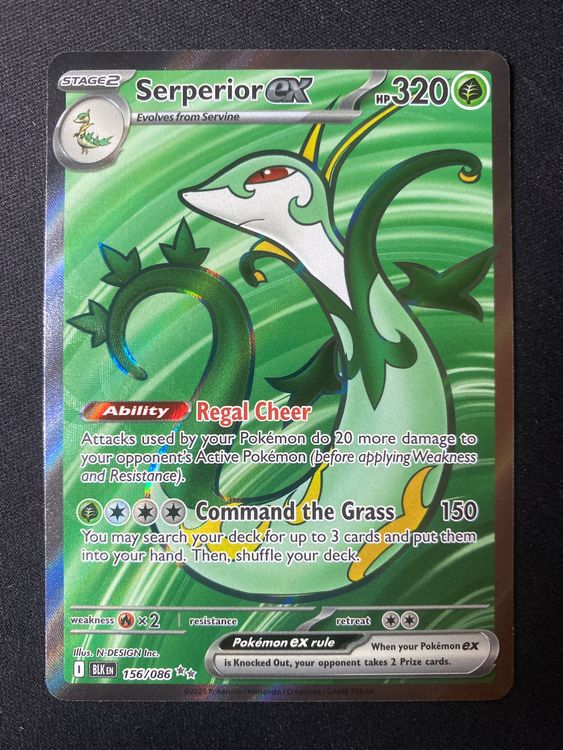 Serperior ex 156 - Serpiroyal ex - Black Bolt - EN (Neu (gemäss ...