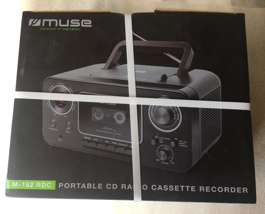 Muse M-182 RDC - Kassettenradio Radio-cassette CD All-in-One (Neu und ...