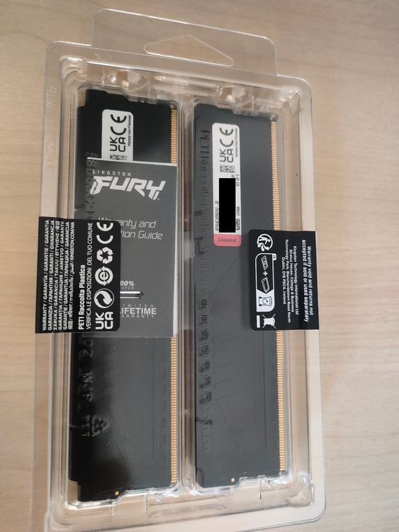 Kingston Fury RAM DDR5-6400 32GB (2x16) CL32 (Neu und originalverpackt ...