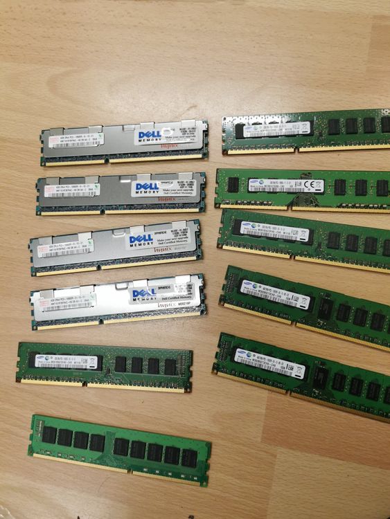 Server DDR3 RAM Arbeitsspeicher, (Gebraucht) in Niederlenz für CHF 10 ...