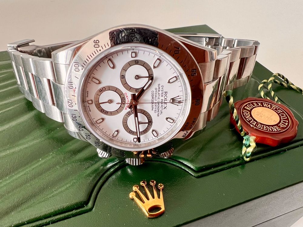 ROLEX Daytona with rare "APH" white dial, 2010, full service | Kaufen ...