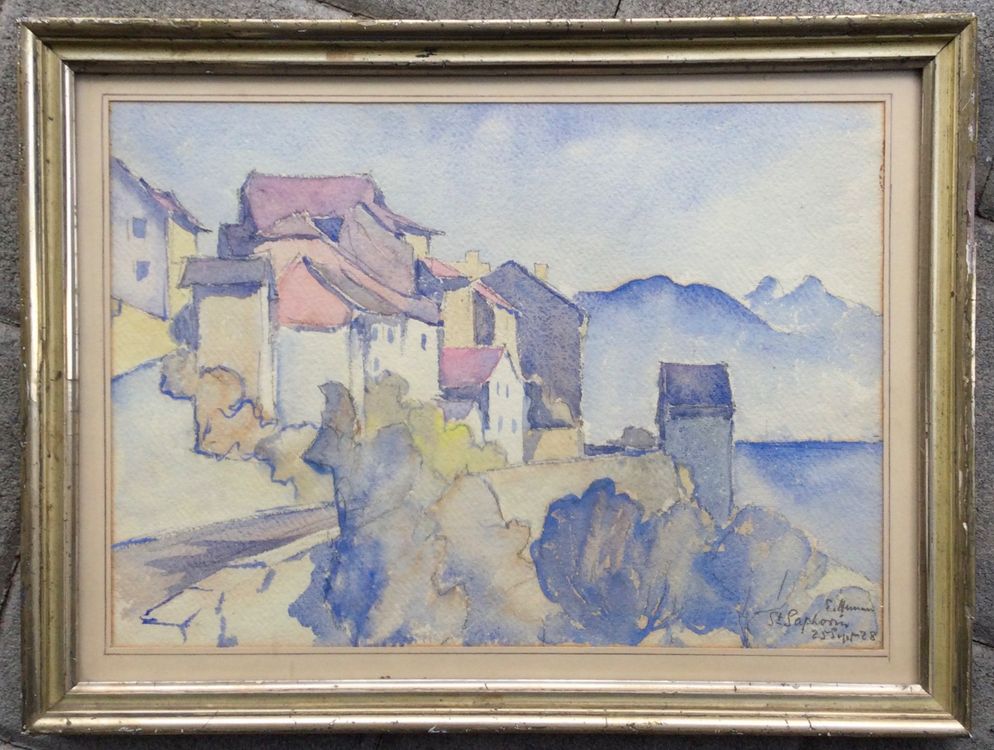 20. er. Jahre Landschaft Aquarell Unleserlich Signiert (Gebraucht) in Root für CHF 45 – mit ...