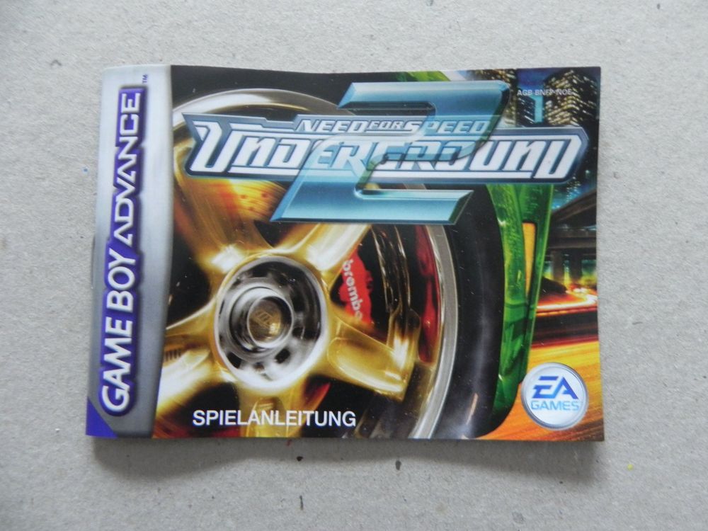 Nintendo Game Boy Advance GBA Need for Speed Underground | Kaufen auf ...