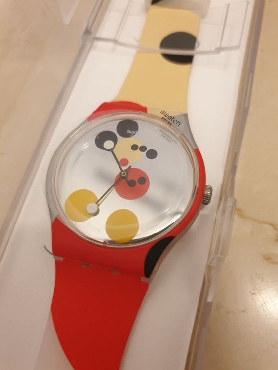 Swatch Mickey Mouse X, Hirst Mirror Spot (Nuovo e nell'imballaggio ...