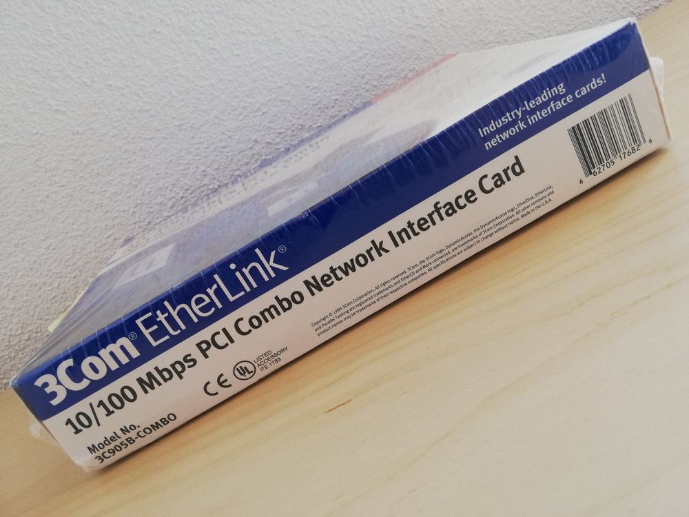3Com Fast EtherLink XL PCI 3C905B-COMBO - Originalverpackung (Neu und originalverpackt) in Worb ...