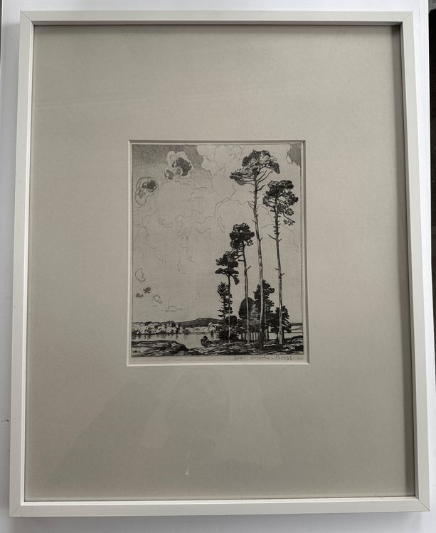 Müller-Brugg (1883–1929), Radierung, Landschaft, 22 x 18 cm (Gebraucht ...