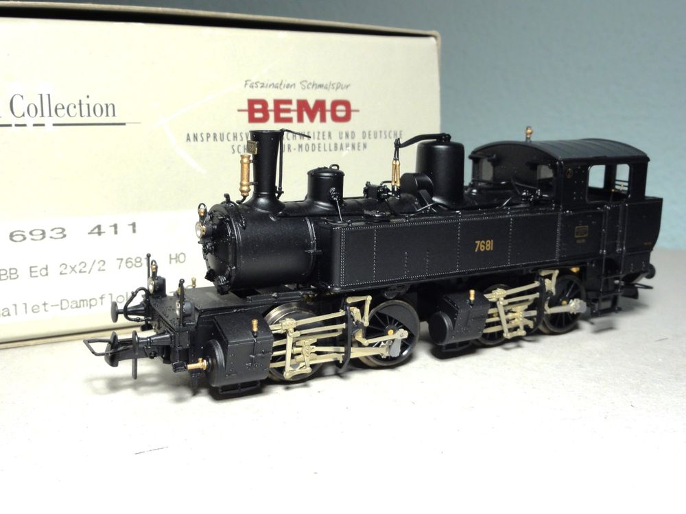 BEMO MetalCollection H0/DC - SBB 7681 Ed 2x2/2 Mallet Lok | Kaufen auf ...