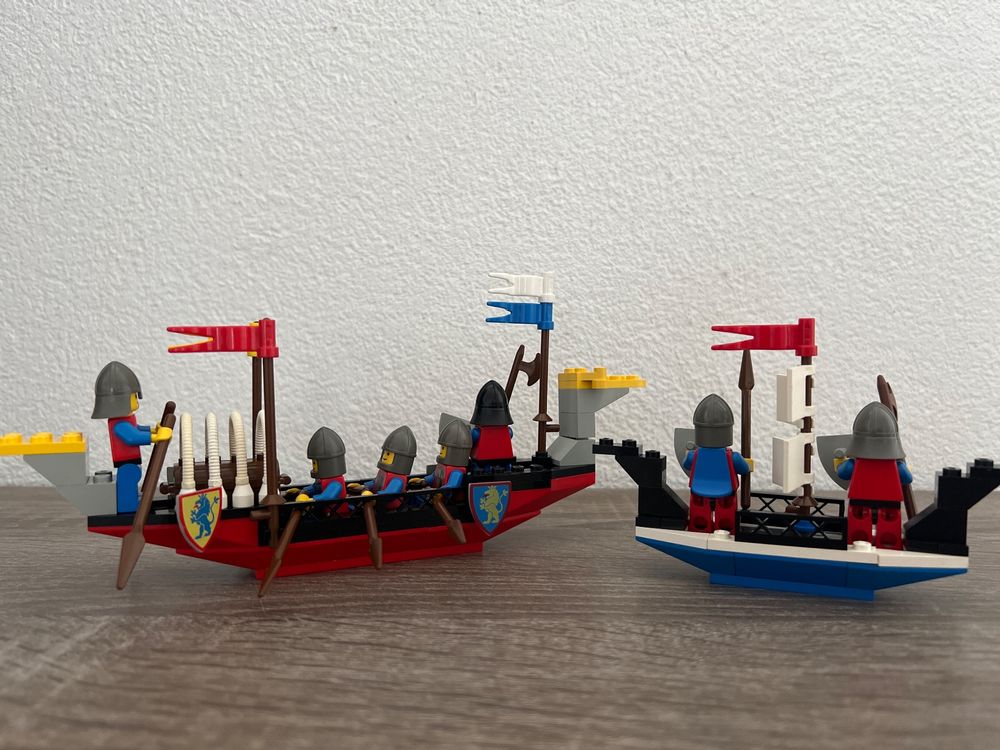 Lego Ritter 6049 Viking Voyager & 6017 King's Oarsmen (Gebraucht) in ...