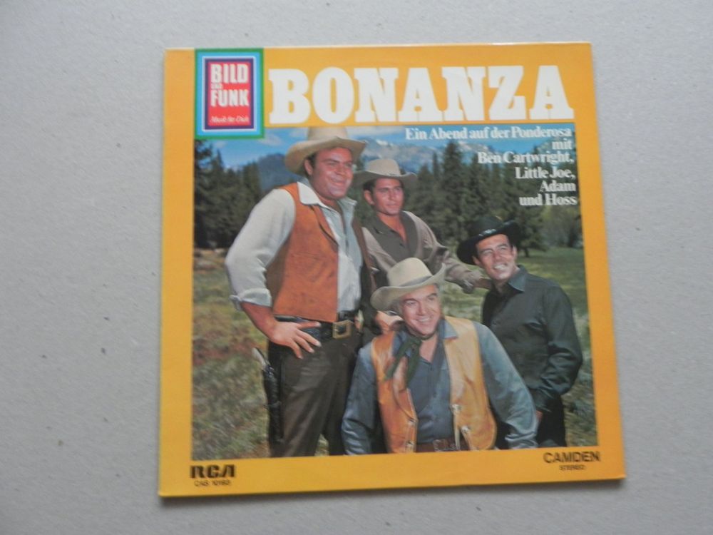 LP Western Film Bonanza Hörspiel 1970 Little Joe Adam Hoss (Gebraucht ...