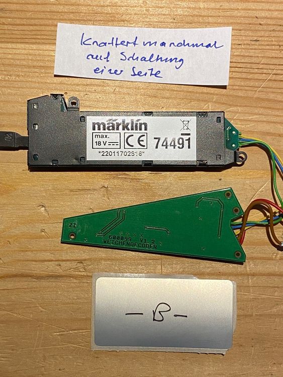 Märklin Set Weichenantrieb + Decoder für C-Gleis | Kaufen auf Ricardo