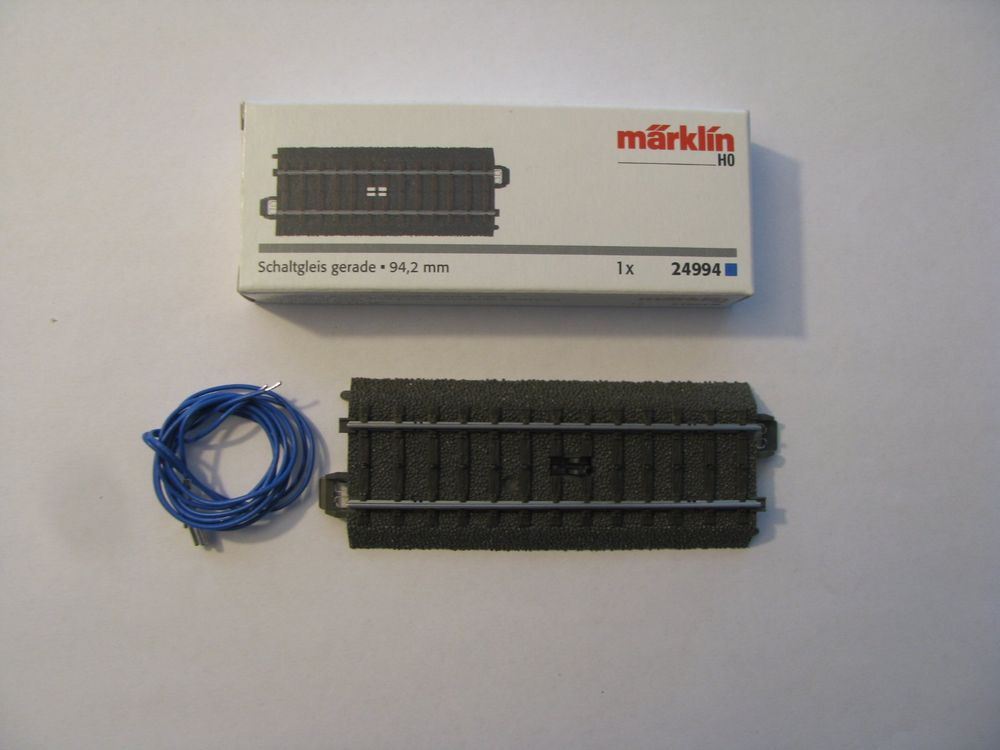 Märklin H0 24994 - C-Gleis - Schaltgleis gerade = 94,2mm (Gebraucht) in ...