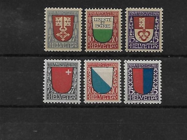 PJ ** 1919 + 1920 Kat: CHF 120.- | Kaufen auf Ricardo