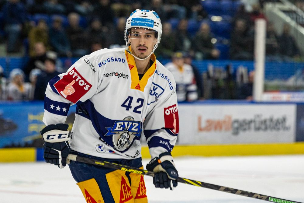 Original EVZ Away Jersey 2022/23 #42 Tobias Geisser | Kaufen auf Ricardo