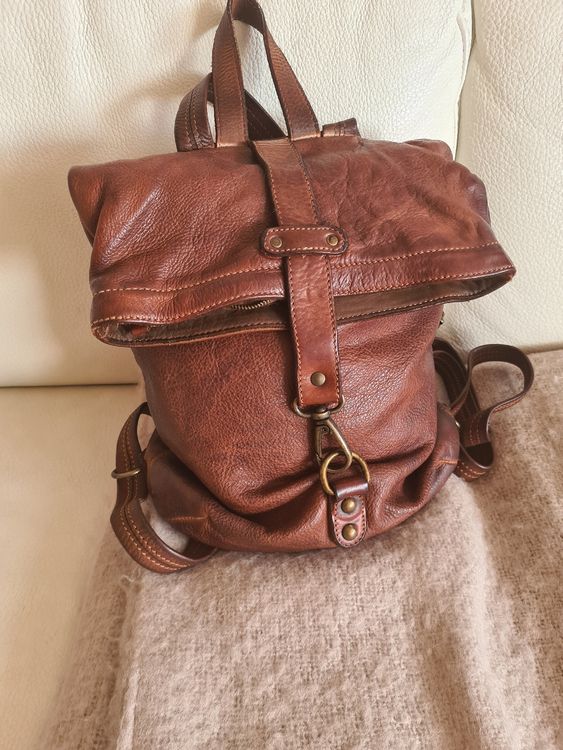 Bayside Lederrucksack, braun, Vintage Style (Gebraucht) in Zofingen für CHF 45 – mit Lieferung ...