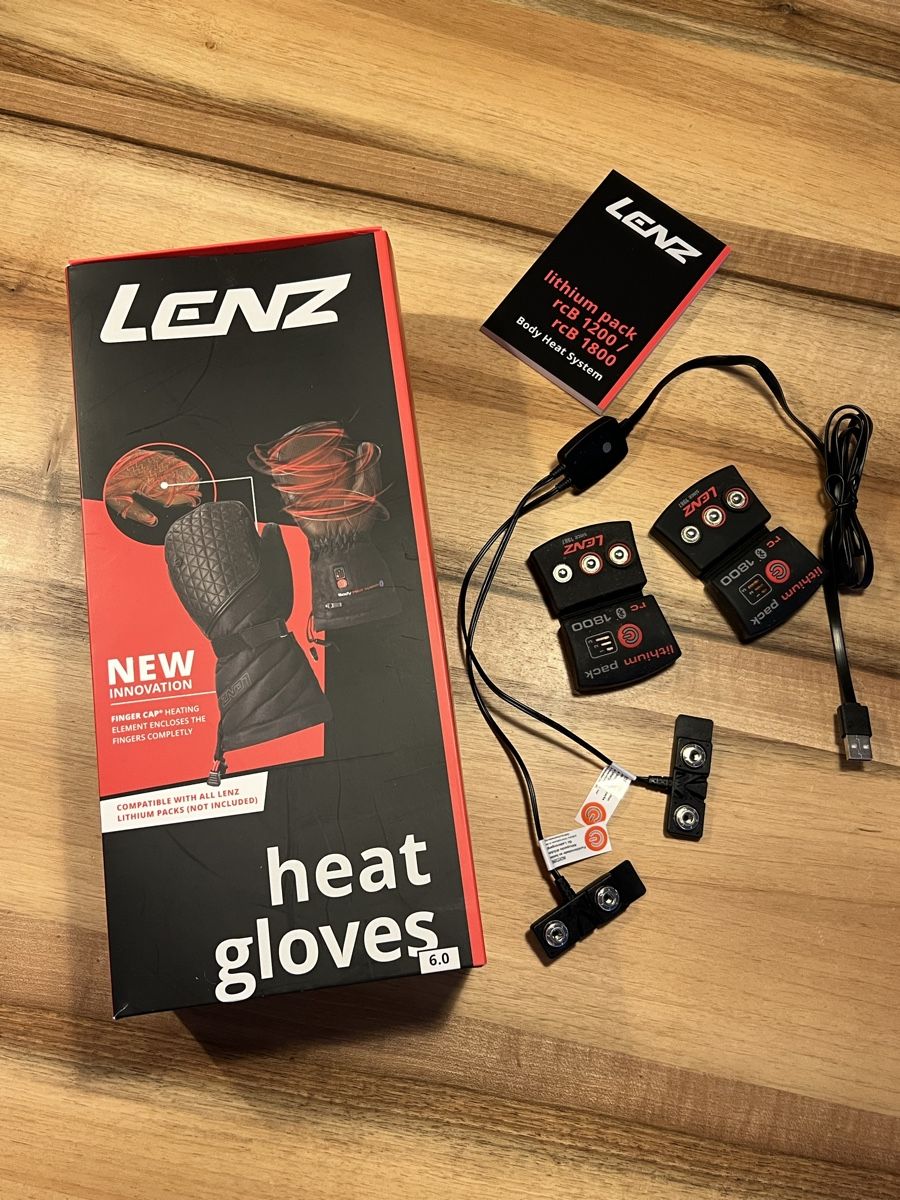 Lenz Heat Gloves 6.0 beheizbare Handschuhe Grösse M! (Gebraucht) in ...