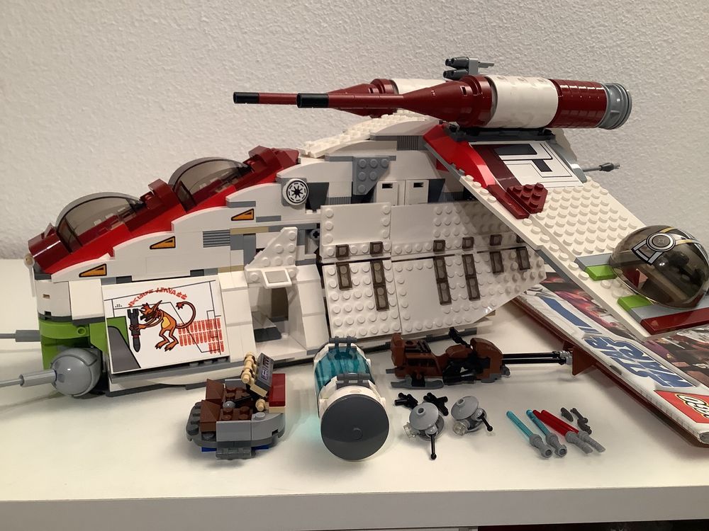 Lego StarWars Republic Attack Gunship 7676 von 2008 (Gebraucht) in ...