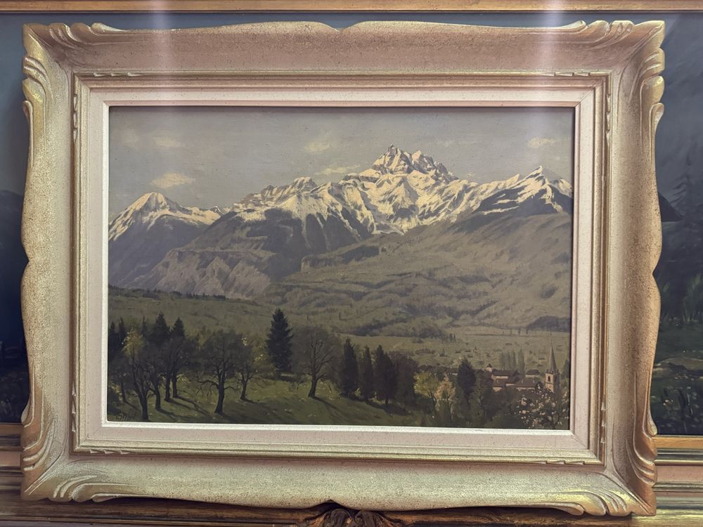 Original Oelbild von ALBERT DUPLAIN (1890-1978) (Gebraucht) in Chur für ...