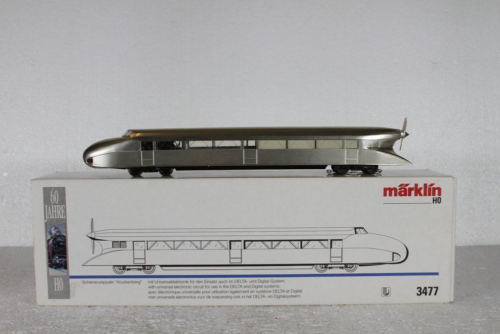 Märklin H0 3477 Schienenzeppelin Kruckenberg Delta Digital (Gebraucht ...