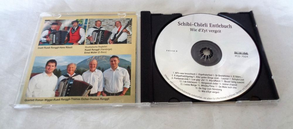 Jodel CD / Schibi-Chörli Entlebuch / Wie d'Zyt vergeit (Gebraucht) in ...