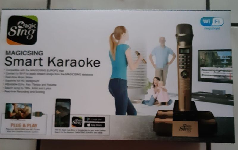 KARAOKE Magic Sing E5 Dual, 2 kabellose Mikrofone, Wireless (Neu und originalverpackt) in ...