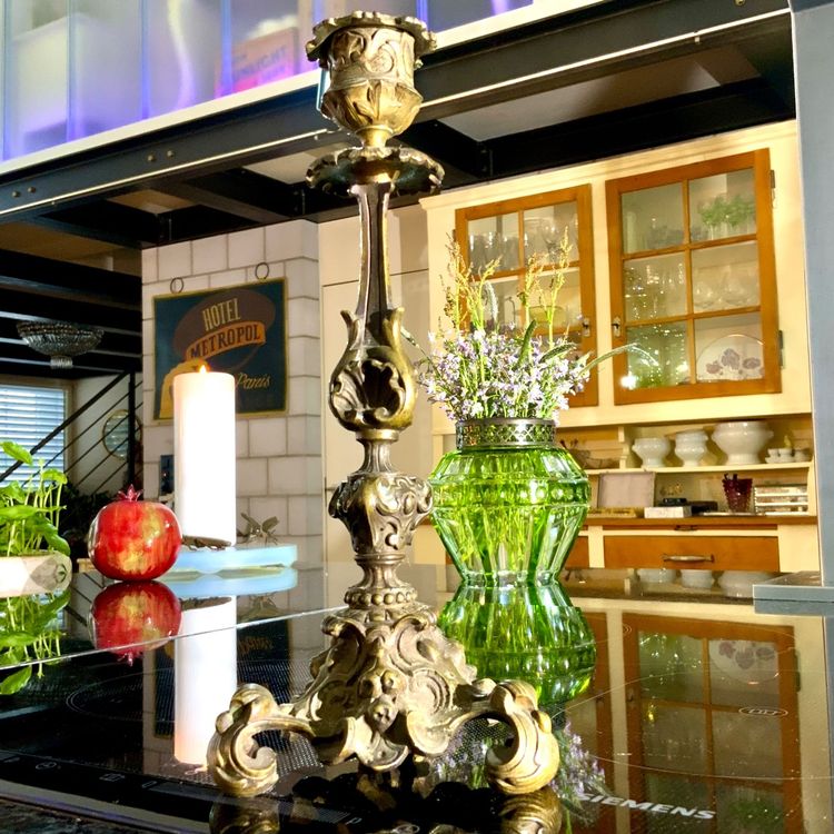 JUGENDSTIL KERZENLEUCHTER BRONZE FRANKREICH,1900 (Gebraucht) in Biglen für CHF 16 – mit ...