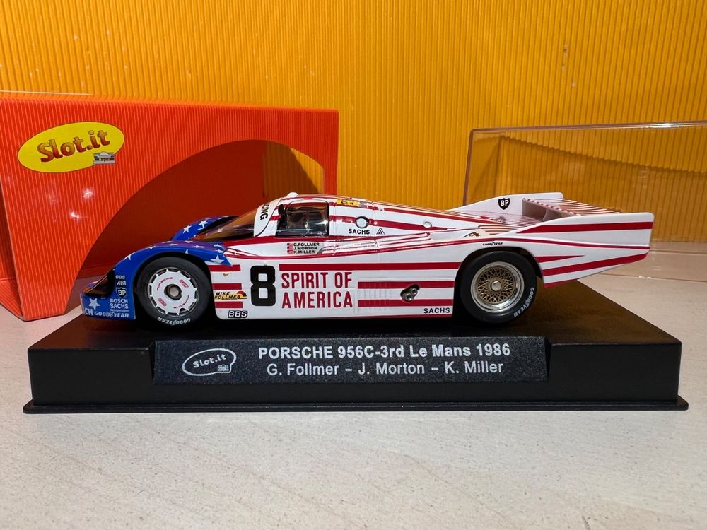 PORSCHE 956C «3rd. Le Mans 1986» – SLOT.IT - NEU (Neu (gemäss ...
