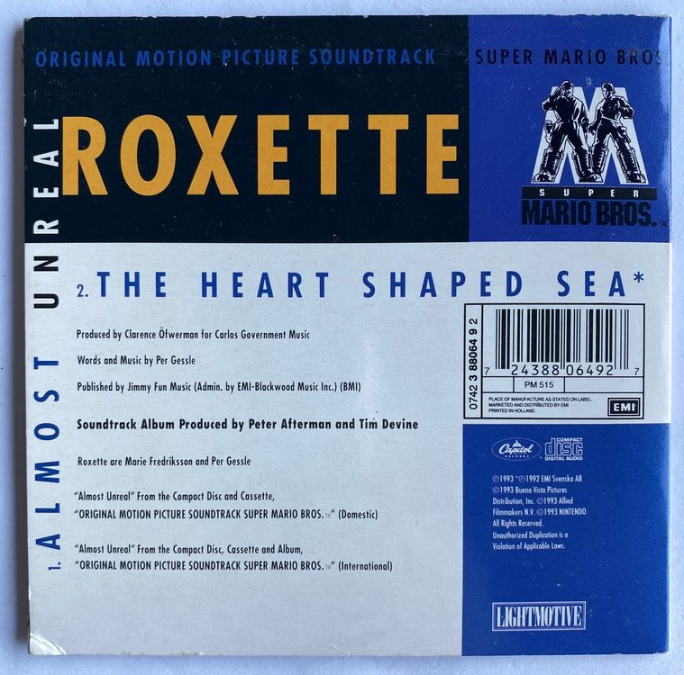 Roxette ALMOST UNREAL 2-track Single CD (Gebraucht) in Chur für CHF 15 – mit Lieferung auf ...