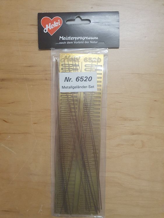 Heki Metallgeländerset Nr. 6520, HO 1:87 | Kaufen auf Ricardo
