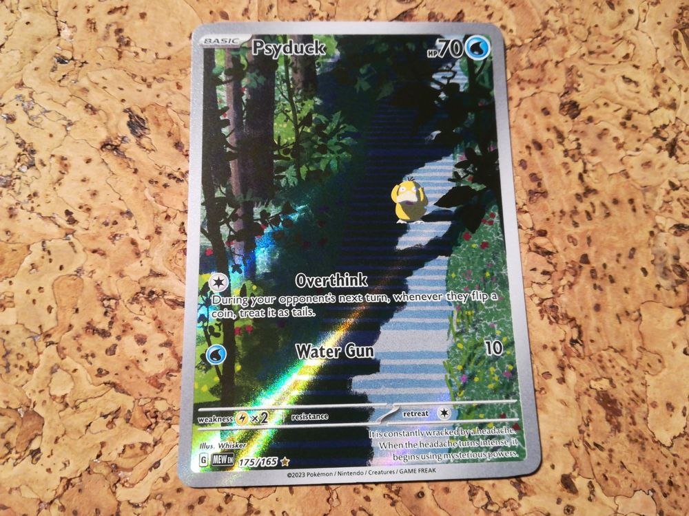 Psyduck 175 Full art 151 (Enton Psykokwak) (Neu (gemäss Beschreibung ...