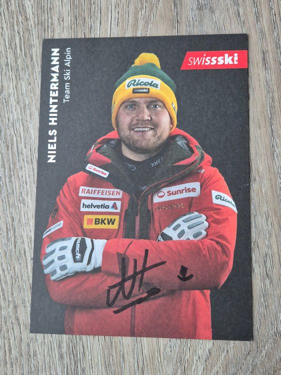 Autogrammkarte Niels Hintermann (Neu (gemäss Beschreibung)) in Eglisau ...