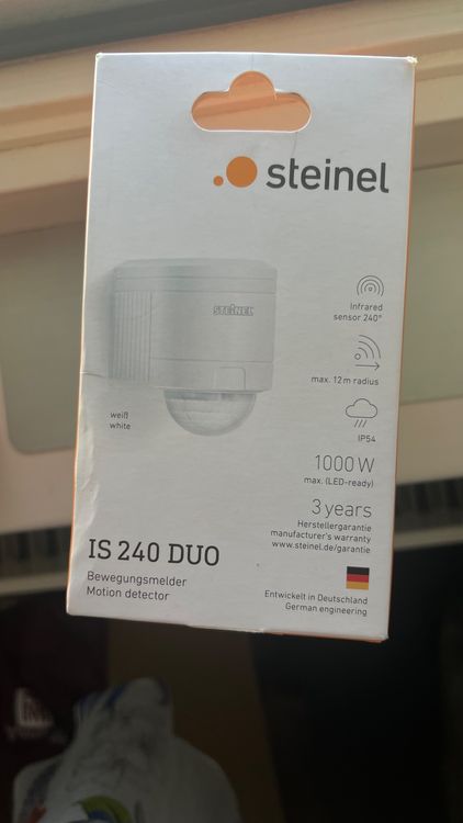 Steinel IS 240 DUO weiß - Infrarot Bewegungsmelder inkl. EWH (Neu ...