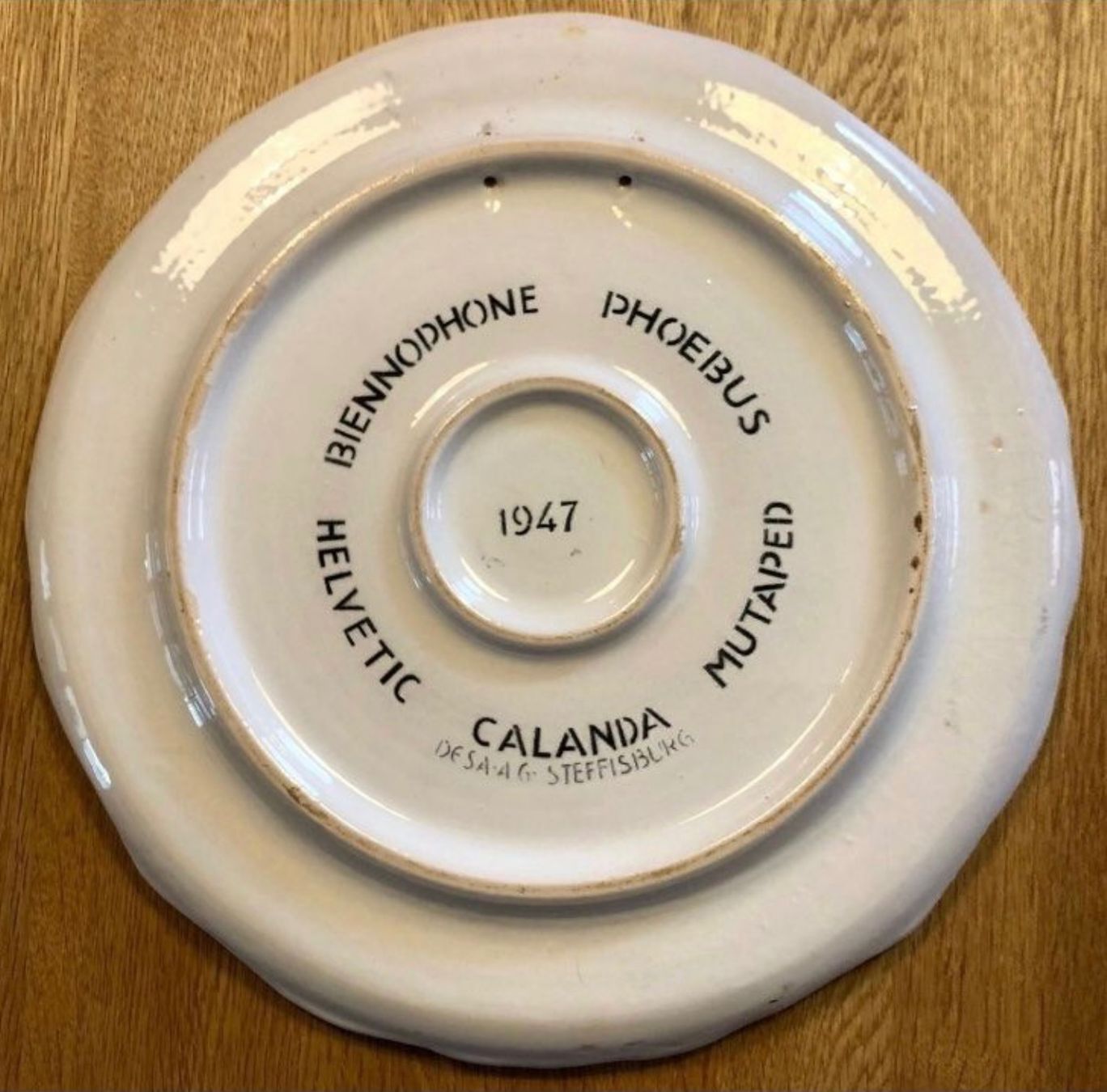 1947 - Alter Wandteller von DESA AG Steffisburg - Pferde (Gebraucht) in Root für CHF 1.5 – mit ...