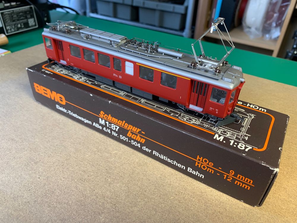BEMO 1265/1 HOm Automotrice RhB ABe 4/4 501 | Kaufen auf Ricardo