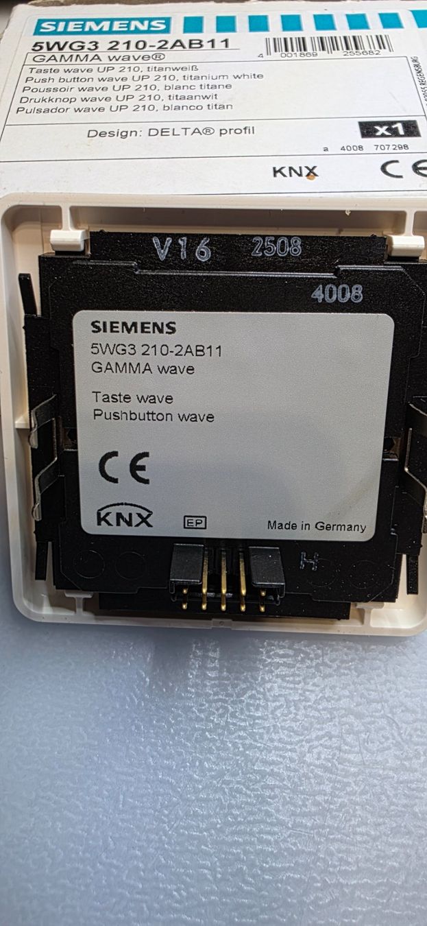 Siemens KNX Gamma Wave Taster 5WG3210-2AB11 (264) (Neu (gemäss ...