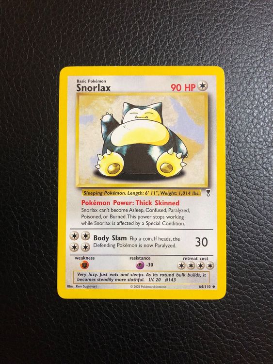 Legendary Collection Snorlax 64/110 Ab 1 (Gebraucht) in Paradiso für ...
